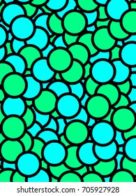 Spheres Backdrop Flat Texture Modern Concept Stock Illustration ...