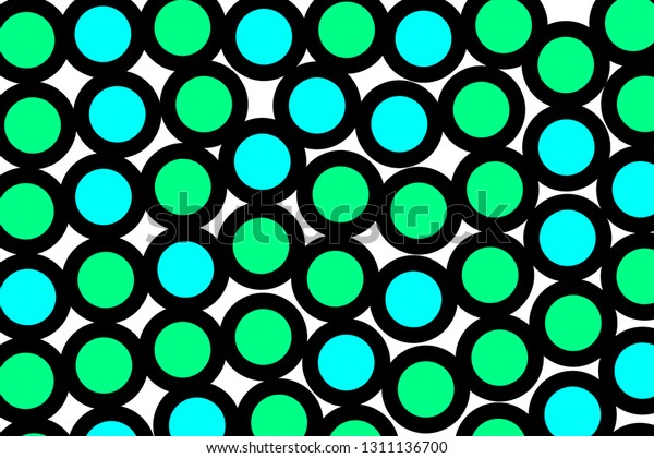 Spheres Backgrounds Flat Pattern Modern Design Stock Illustration ...