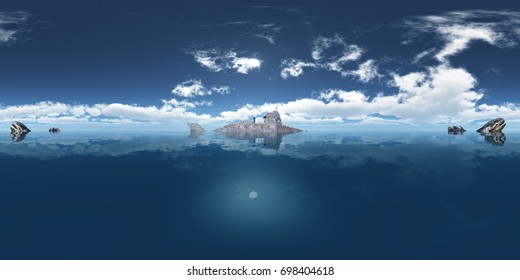 Spherical 360 Degrees Seamless Panorama Fantasy Stock Illustration ... Spherical 360 Degrees Seamless Panorama Fantasy Stock Illustration ...