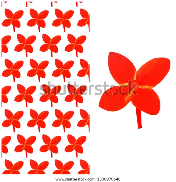 Spike Flower Pattern Design Room Wall Stock Illustration 1530070640 ...