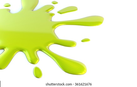 Green Paint Splodge Stock Illustration 59907715 | Shutterstock