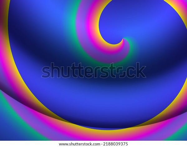 Spiral Gradient Background Layout Design Mobile Stock Illustration ...