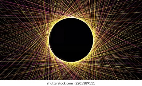 Spiral Light Rays Pattern Black Background Stock Illustration ...