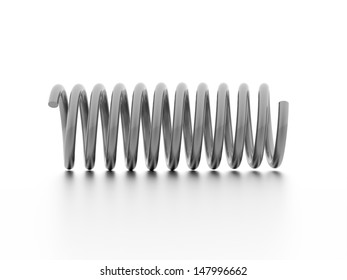 Spiral String Concept Rendered Isolated On Stock Illustration 147996662 ...