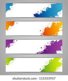 Splash Designs Stock Illustration 115555957 | Shutterstock