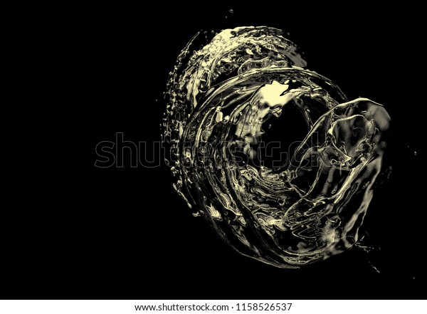 Splash Liquid 3d Illustration 3d Rendering Stock Illustration ...