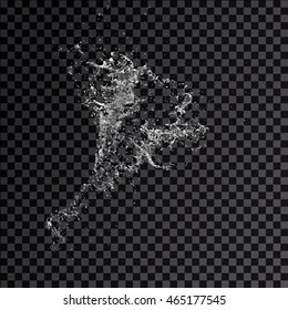 Vektor Stok Whiff Effect On Transparent Background Golden (Tanpa ...