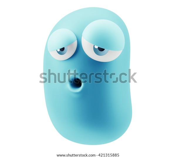 Spleepy Emoji Cartoon 3d Rendering Stock Illustration 421315885 Shutterstock