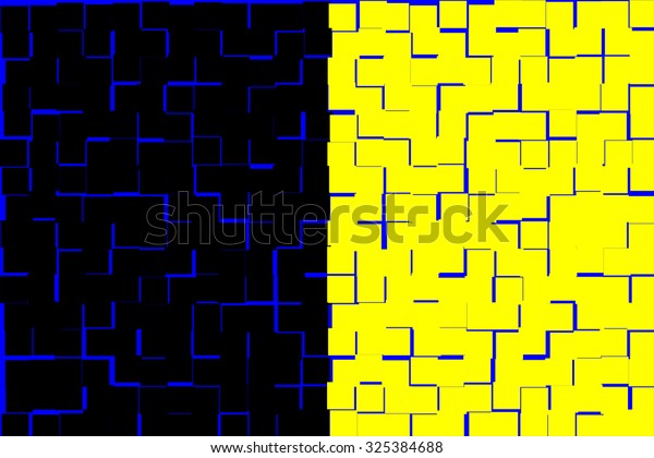Split Background Half Black Half Yellow Stock Illustration 325384688 ...