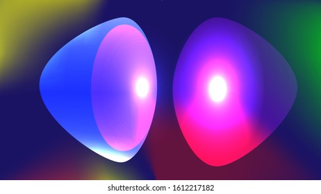 Split Digital Planet Background Wallpaper Stock Illustration 1612217182 ...