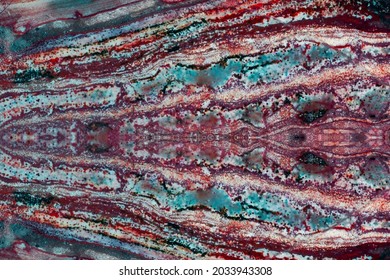 Split River Rock Creates Artistic Illustration Stock Illustration ...