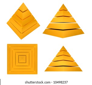 225 Pyramid chart different colors Images, Stock Photos & Vectors ...
