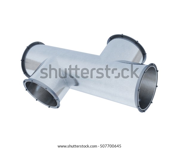 Splitter Pipe Isolated On White Background Stock Illustration 507700645 ...