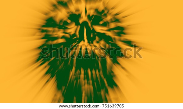 Spooky Head Demon Torn Skull Illustration Stock Illustration 751639705 ...