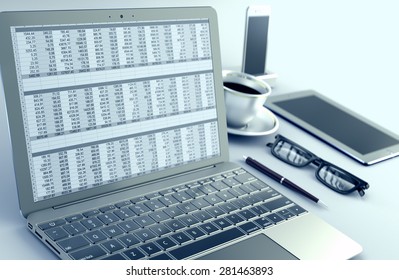 14,900 imágenes de Spreadsheet on laptop - Imágenes, fotos y vectores ...