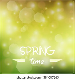 Spring Bright Bokeh Background Stock Illustration 384007663 | Shutterstock