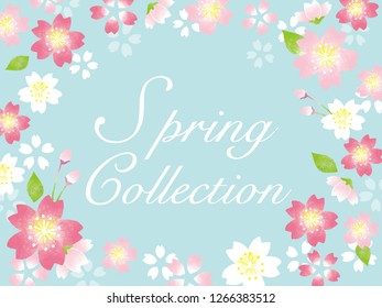 Spring Collection Poster Stock Illustration 1266383512 | Shutterstock