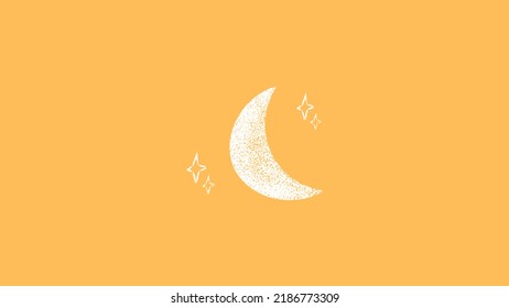 Spring Moon Background Template Stock Illustration 2186773309 ...