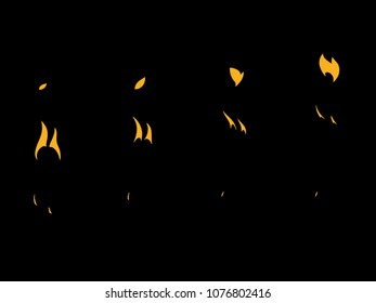 Sprite Sheets Flame Ready Games Stock Illustration 1067351906 ...
