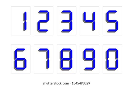 Square Box Numbers 스톡 일러스트 1353769103 | Shutterstock