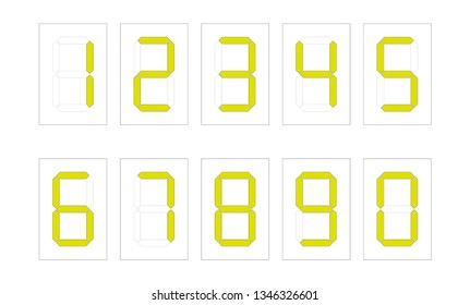 Square Box Numbers Stock Illustration 1346326601 | Shutterstock