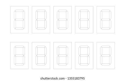 Interior White Entrance Doors Vector Set Stock Vector (Royalty Free ...