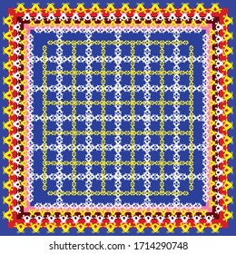 Digital Textile Design Pattern Flowers Texture: ilustrações stock ...