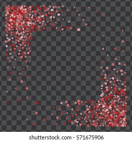 Square Corner Red Frame Border Transparent 스톡 일러스트 571675906 | Shutterstock