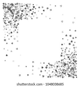 Square Corner Silver Frame Border Scatter Stock Illustration 1048038685 ...