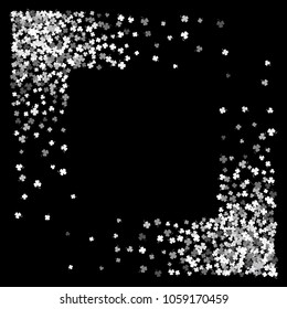 Square Corner Silver Frame Border Scatter Stock Illustration 1059170459 ...