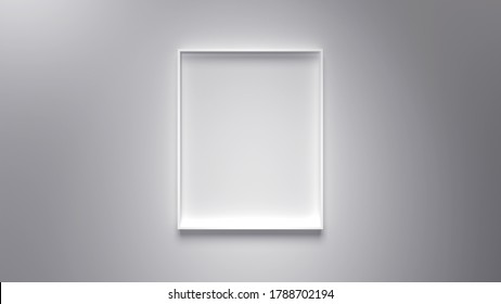 Square Frame 3d Render Background Stock Illustration 1788702194 ...