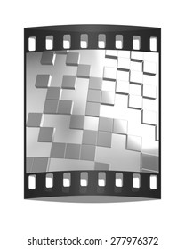 Square Frame Background Design Concept Film Stock Illustration ...