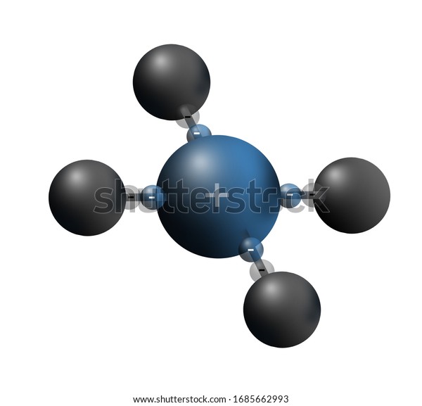 Square Planar Molecular Shape That Results Stock Illustration 1685662993