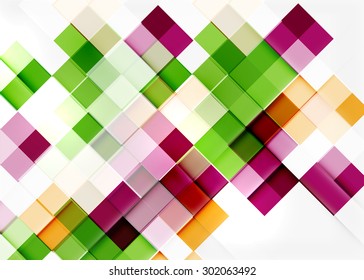 Square Shape Mosaic Pattern Design Universal Stock Illustration ...