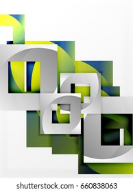 Square Template Background Design Stock Illustration 660838063 ...