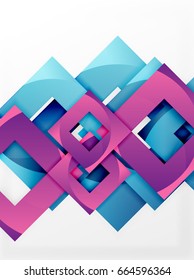 Square Template Background Design Stock Illustration 664596364 ...