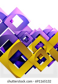 Square Template Background Design Stock Illustration 668476300