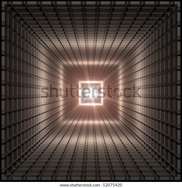 Square Tunnel Stock Illustration 52075420