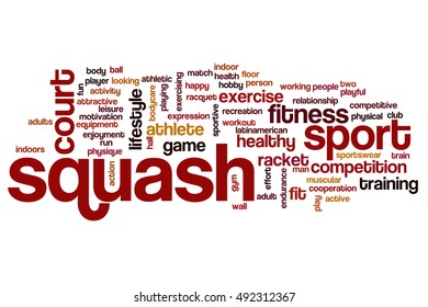 Squash Word Cloud Concept Stock Illustration 492312367 | Shutterstock