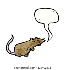 Squeaking Cartoon Mouse Stock Illustration 132402413 | Shutterstock