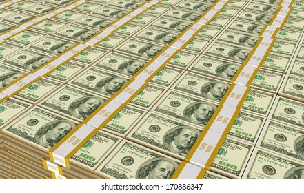 Stack 100 Dollar Bill Stock Illustration 170886347 | Shutterstock