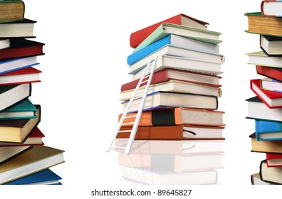 Stack Books Stair Education Concept Stock Illustration 84540001 ...