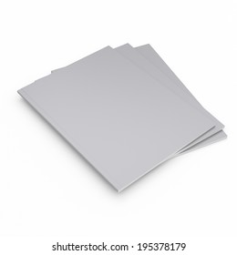 Stack Catalogs Magazines Perspective A4 Size Stock Illustration ...