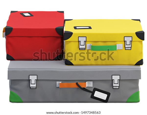Stack Color Kids Storage Boxes Toys Stock Illustration 1497348563 ...
