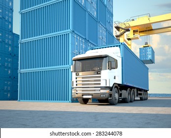 52,581 Shipping container render Images, Stock Photos & Vectors ...
