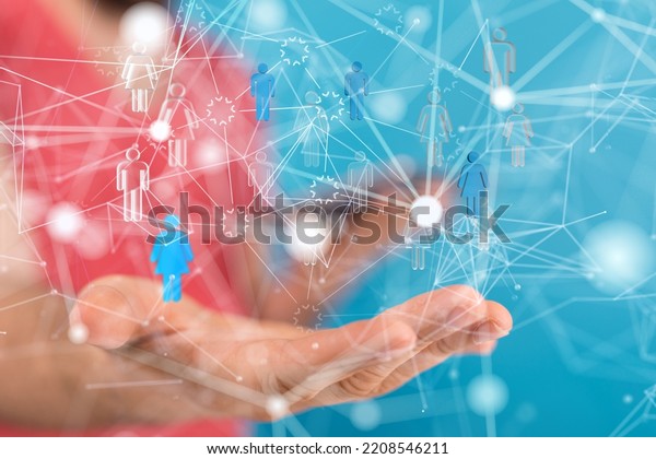 Stack Hands Showing Unity Teamwork 3d Stock Illustration 2208546211 ...
