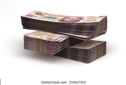 Stack Mexican Pesos Stock Illustration 219627313 | Shutterstock