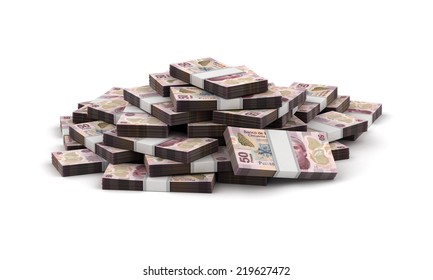 Stack Mexican Pesos Stock Illustration 219627472 | Shutterstock