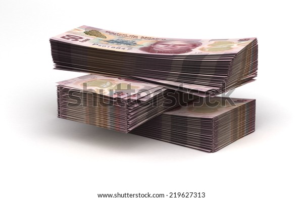 Stack Mexican Pesos Stock Illustration 219627313 | Shutterstock
