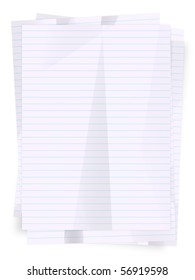 Stack Paper Sheets Illustration Stock Illustration 56919598 | Shutterstock